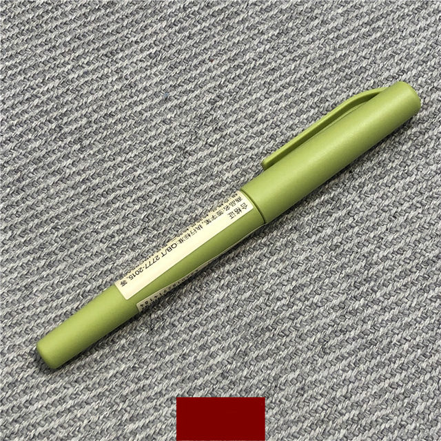 MUJI MUJI signature pen ink pen red blue deep indigo dark green apricot ...