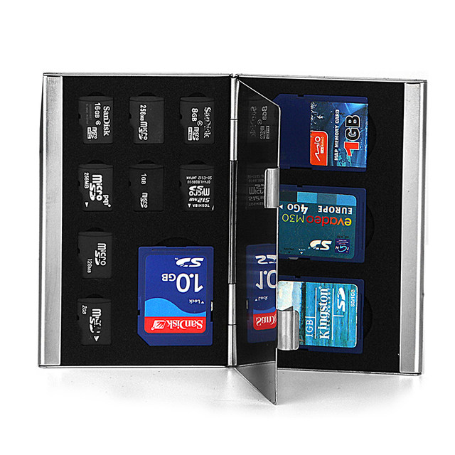 SD memory card box digital storage bag TF mobile phone SIM organizer ...