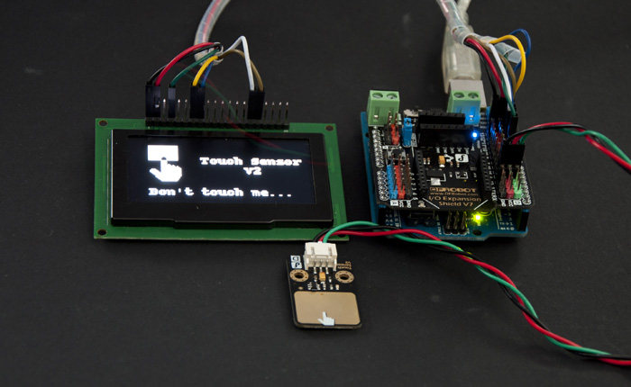 Touch switch - data line