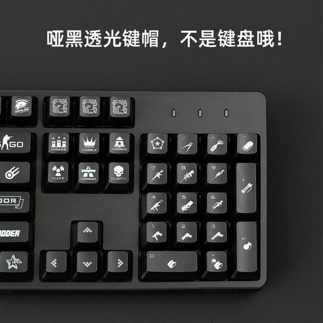 CS2 Counter-Strike personalized translucent keycaps adapt to ...