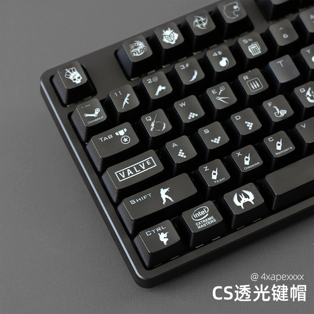 CS2 Counter-Strike personalized translucent keycaps adapt to ...