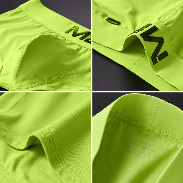 3 pieces of men's underwear men's boxer pants pure cotton Korean ...