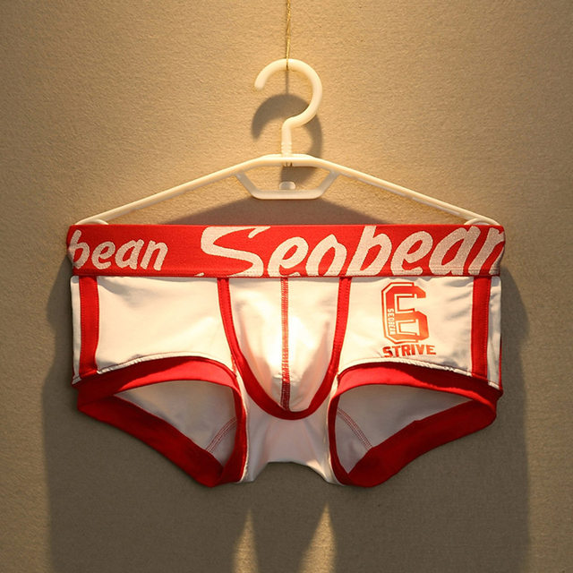 3-pack of men's underwear, men's pure cotton boxer briefs, Korean ...