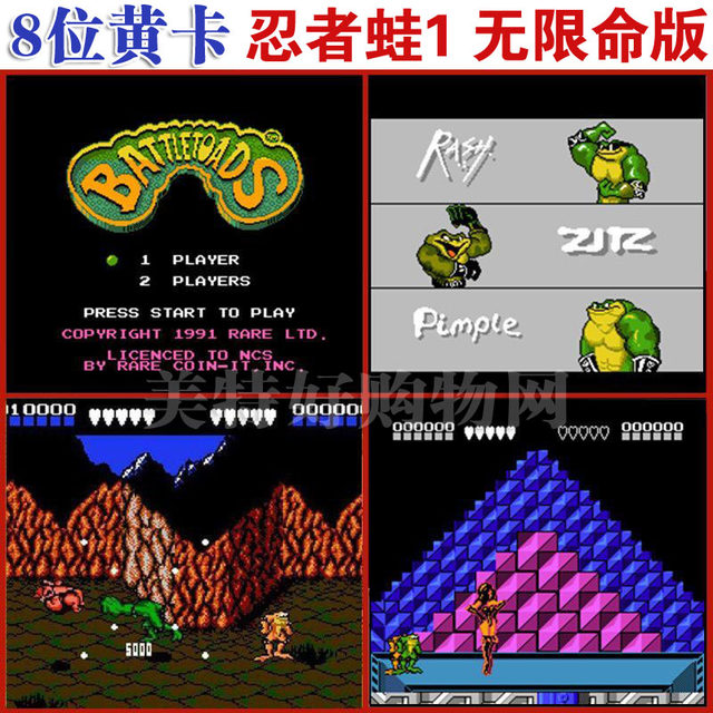 Infinite life game card Conquer King Red and White Machine 8-bit FC ...