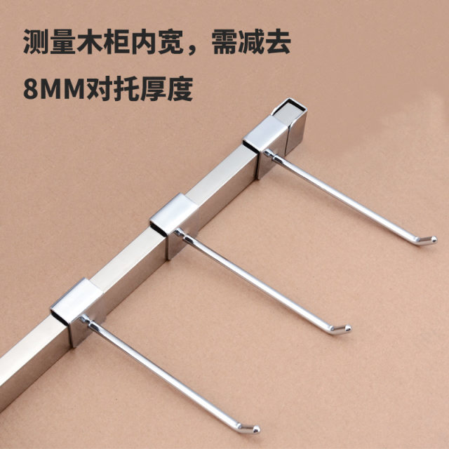 Mobile phone digital accessories hook stainless steel display cabinet ...