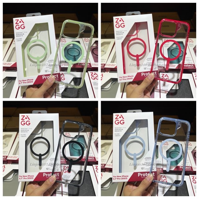 ZAGG graphene crystal transparent magnetic 15Promax mobile phone case ...