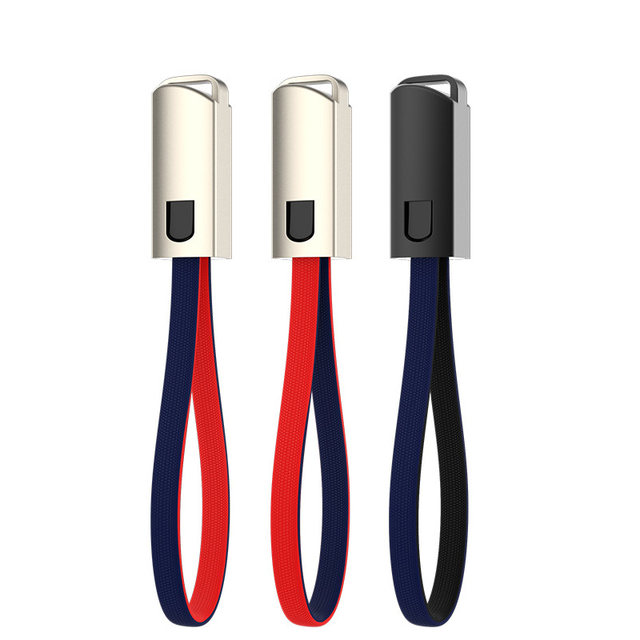Mini keychain data cable short portable suitable for Apple Huawei typec ...