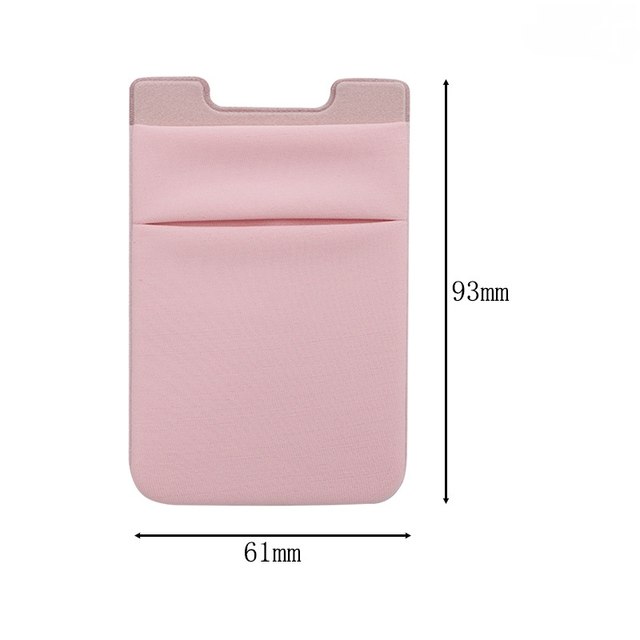New Lycab mobile phone back sticker card sleeve double -layer card bag ...