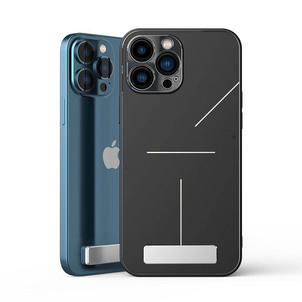 New metal mobile phone back sticker stand desktop folding portable lazy ...