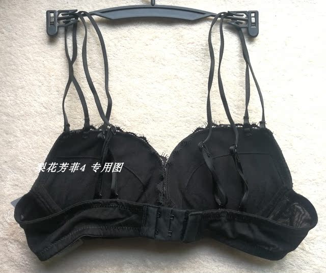 Isela AB thick cup sexy push-up double shoulder strap small bust bra ...