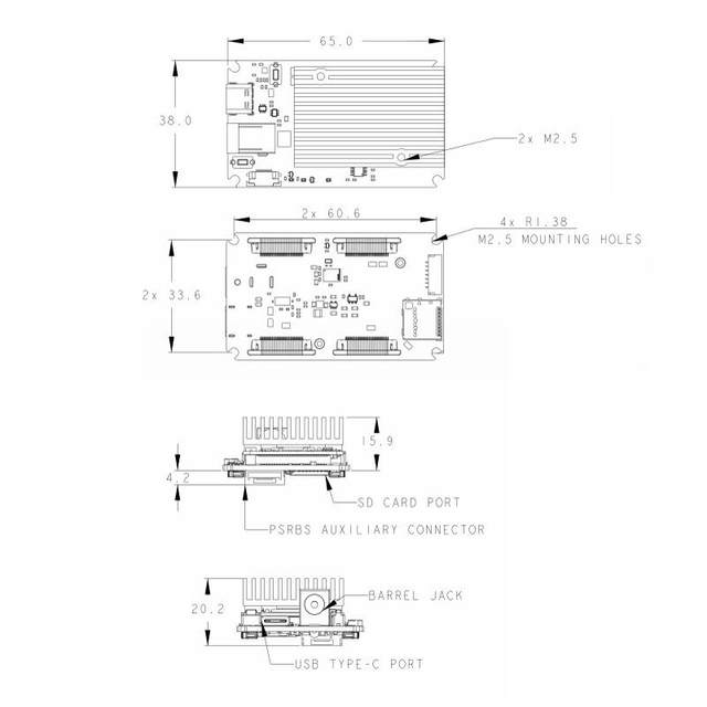 Four cameras, hard synchronization, deep panoramic view vslam AI camera ...