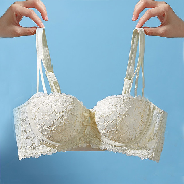 Unique shoulder strap 1/2 cup shape, easy to match with clothes, thin ...