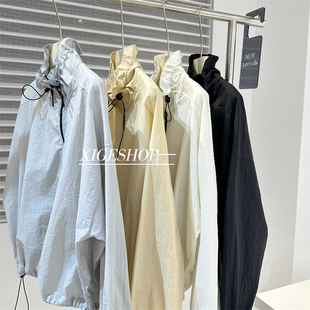 Charge sun protection clothes for summer thin loose versatile flower ...