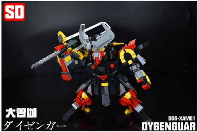 Moc Mecha Super Robot Wars Grand Zengjia Sd Series Building Blocks Moc ...
