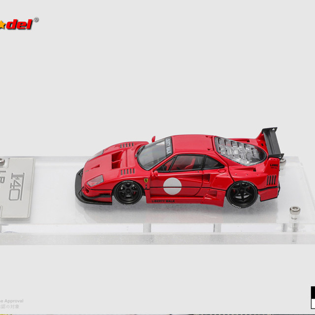Ferrari F40LB wide-body modified car StarModel 1:64 open rear cover ...
