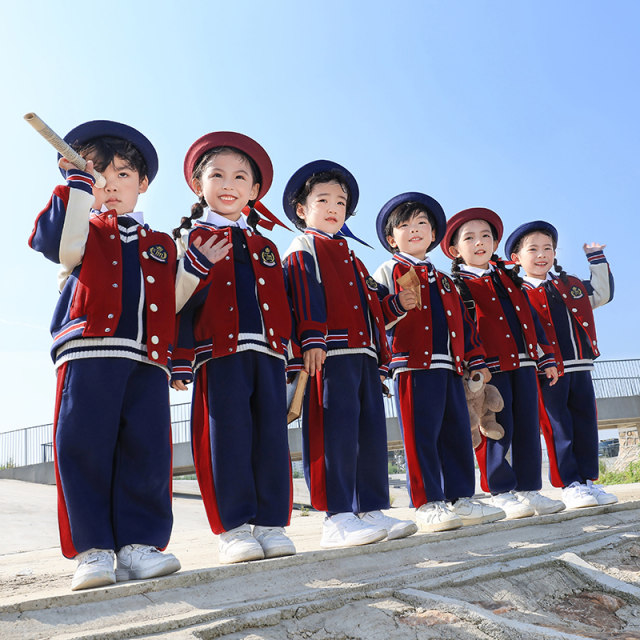 Kindergarten Garden Uniforms Spring and Autumn Pack First Grade Sports ...