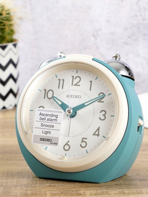 SEIKO Japanese Seiko clock silent simple luminous alarm clock bedside ...