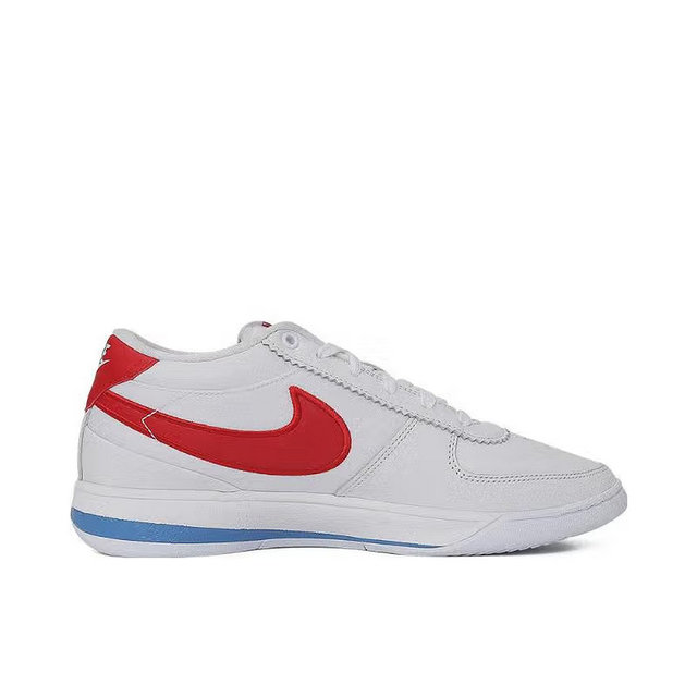 NIKE Nike Men's Shoes Book 1 Booker Low Top White Red Blue Practical ...