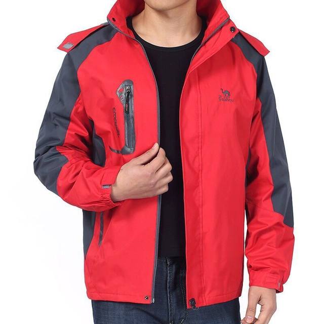 Men's outdoor casual jackets, spring and autumn windproof jackets, work ...