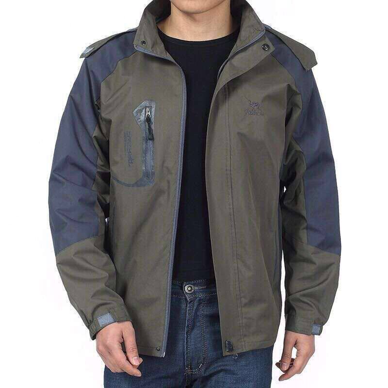 Men's outdoor casual jackets, spring and autumn windproof jackets, work ...