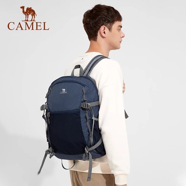 Camel Backpack Sports Leisure Backpack Lightweight Foldable Bag Travel ...