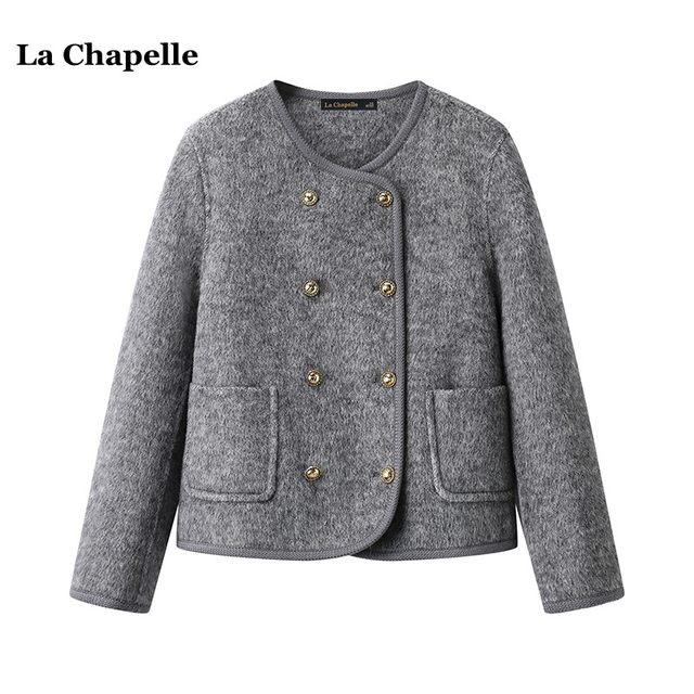 La Chall/Lachapelle Winter New Little Fragrance Breeze Gray Short Set ...