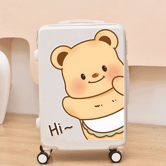 Q version Butter Bear suitcase stickers decorative suitcase trolley ...