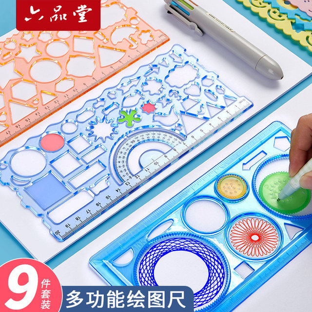 Ruler primary school students multi-functional ten thousand flower ...
