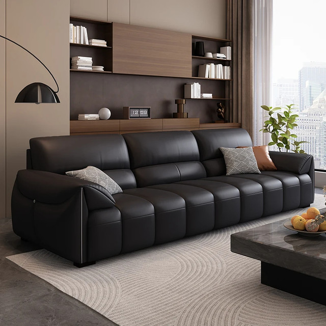 Bifel leather sofa head layer cowhide modern designer Italian ...
