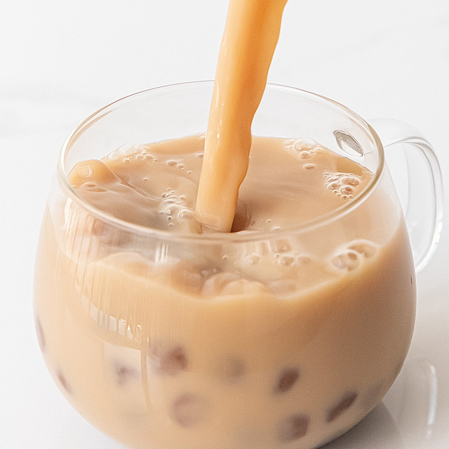 Crystal flower non-dairy creamer T50 pearl milk tea shop special raw ...