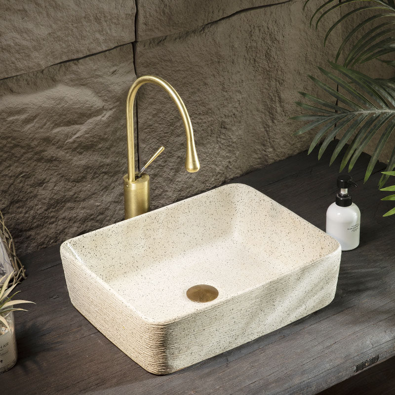 Ceramic Table Basin Wash Basin - Single Basin Household Basin in Wabi ...