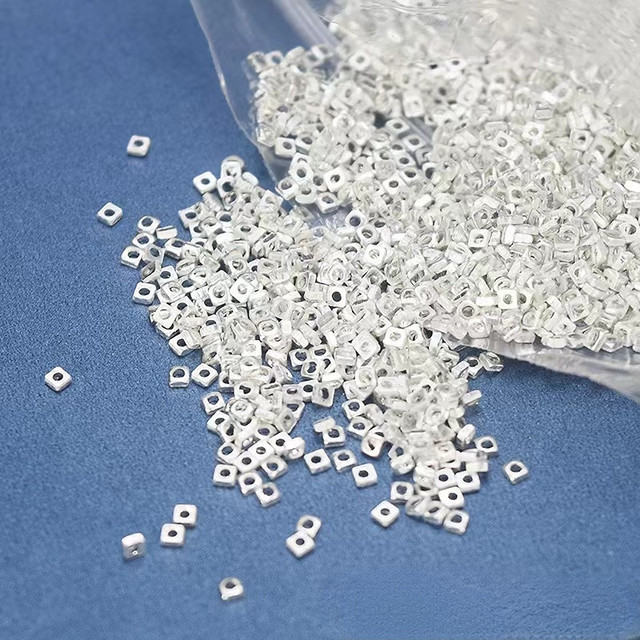 S999 Thousand Pure Silver Mini Broken Silver Loose Beads DIY ...