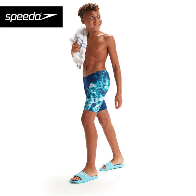 speedo boys' swimming trunks professional training anti-chlorine quick ...