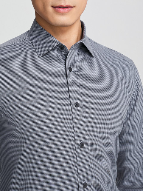 Youngor men's long -sleeved shirt spring and autumn new official ...