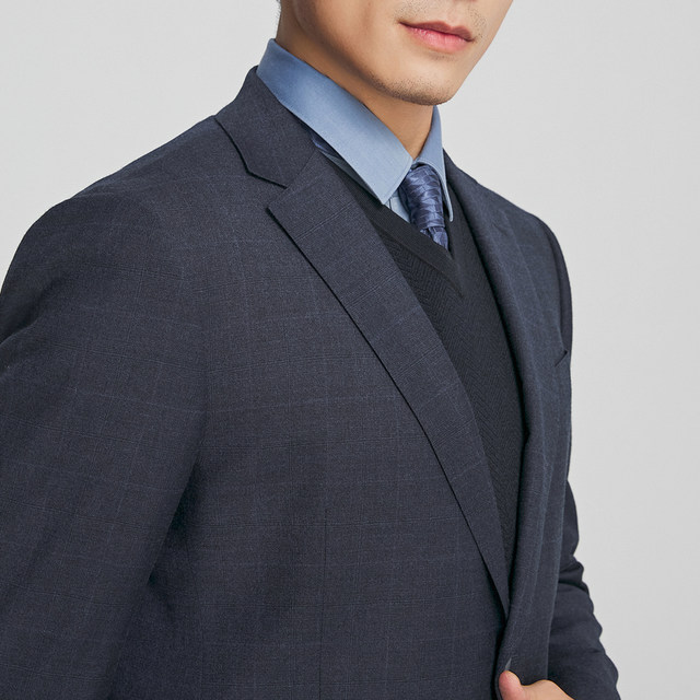 Youngor men's suit autumn and winter new official business casual wool ...