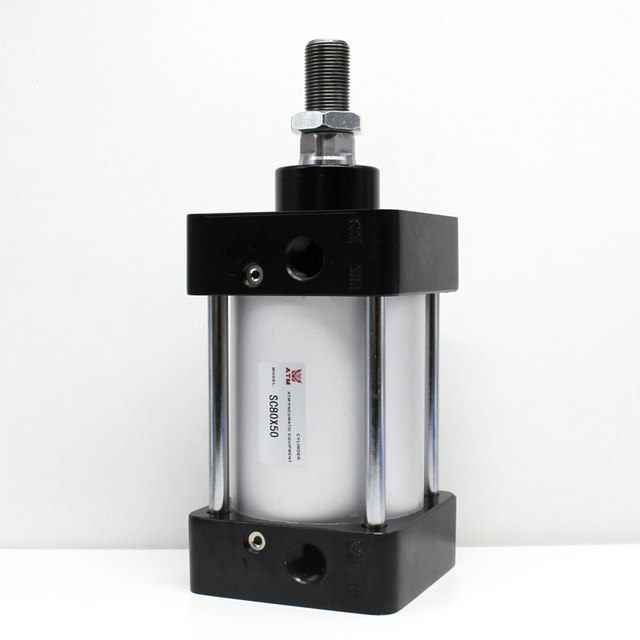 Pneumatic high thrust pull rod heavy duty standard cylinder SC80/100 ...