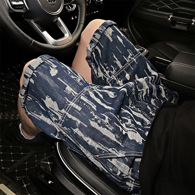 LES Lin Bending small clicks men's pants short people in summer trend ...