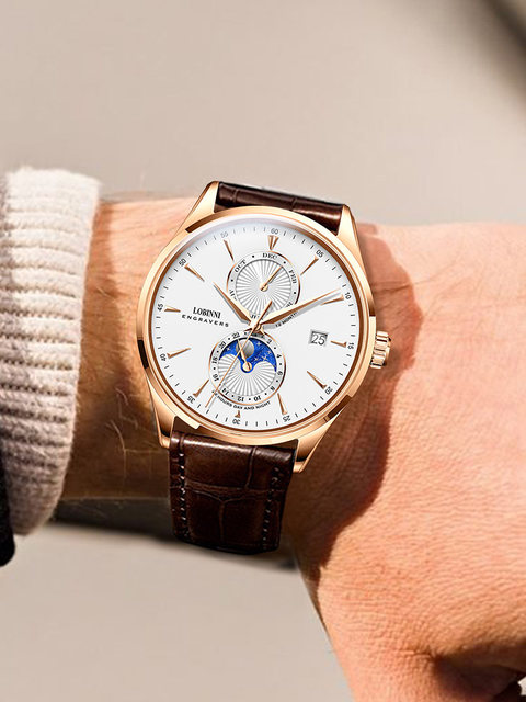 Robin Ni Yue Shi series watches men's fully automatic mechanical ...