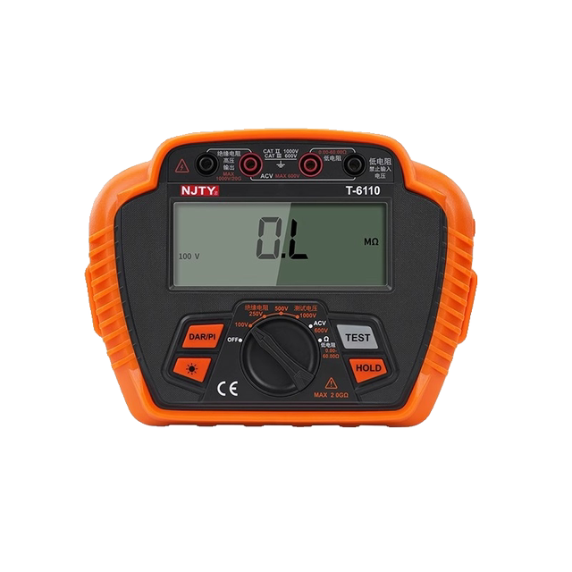 T6125 high-precision insulation resistance tester megohmmeter digital ...