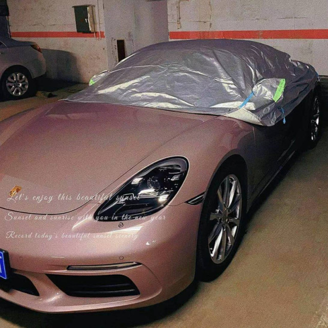 Customized Oxford umbrella cloth Porsche 718 convertible soft top ...