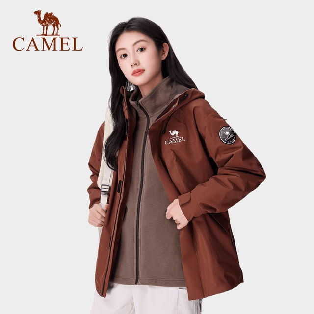 Camel Official Flagship Store Outdoor Three-in-One Jacket Fleece Liner ...