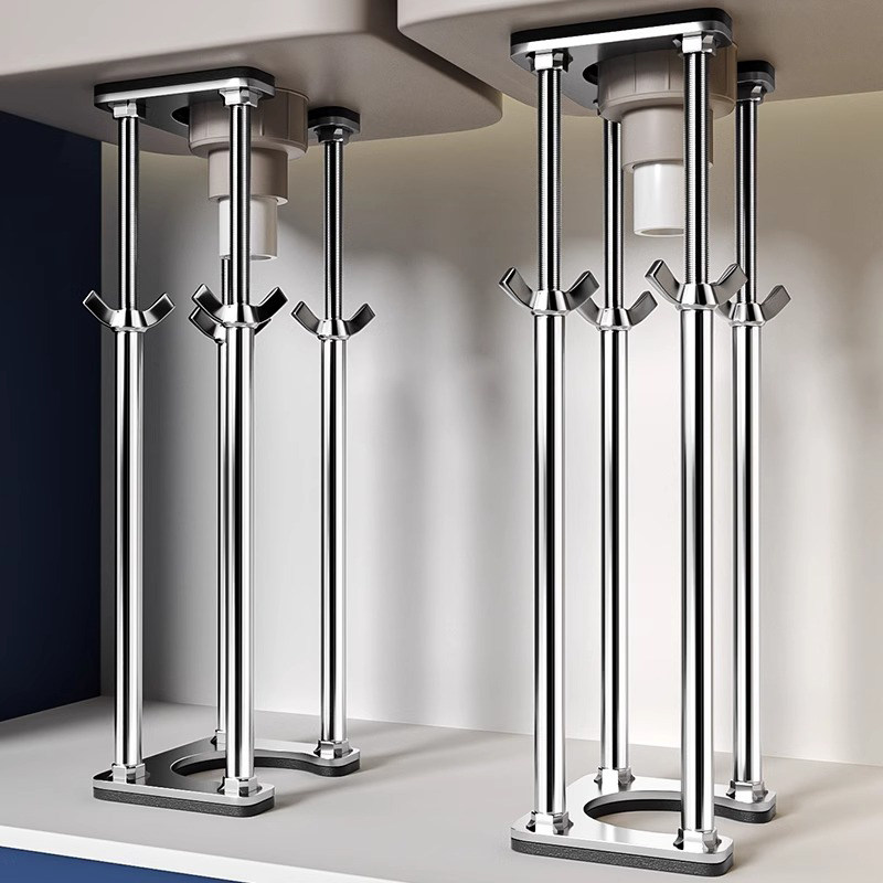 Undercounter basin support rack rod bracket - Kitchen sink bracket ...