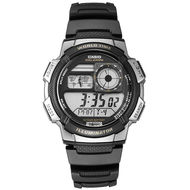 Casio watch men's electronic sports student men's watch outdoor sports ...