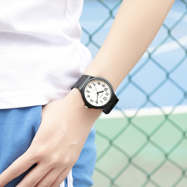 Fashion watch men's CASIO Casio small black watch simple Internet ...