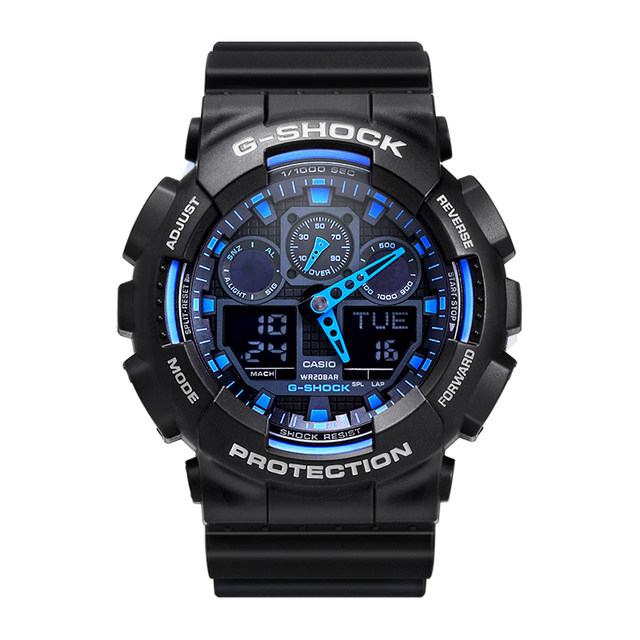 CASIO Casio blue watch men's g-shock student sports waterproof haze ...