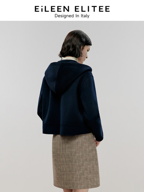 Langzi European EiLEEN ELITEE pure wool short woolen jacket high-end ...