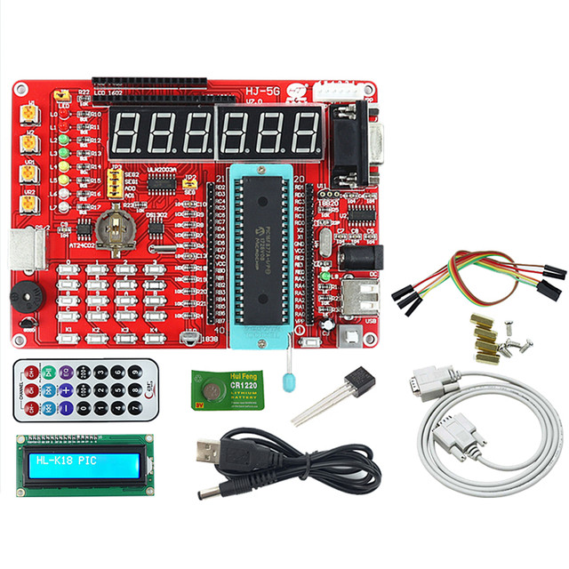 PIC16F877 Single-chip Machine Development Board PIC Learning Board PIC Experiment Board Video ...