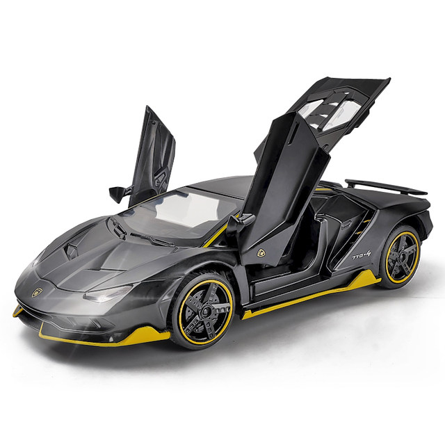 Lambo sports car model simulation alloy car model children's toy car ...