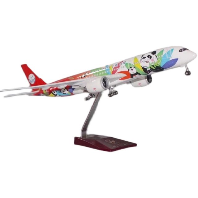 Bringing wheels and lights LED voice control Overwheling A350-900 Panda ...