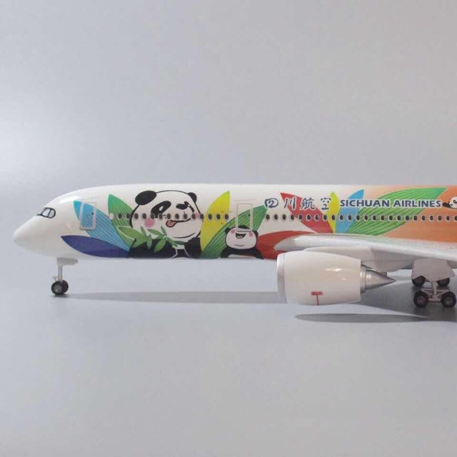 Bringing wheels and lights LED voice control Overwheling A350-900 Panda ...